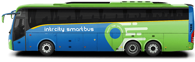 Book IntrCity SmartBus on redBus | Routes, Timings & Live Updates